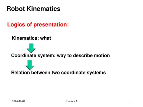 ppt robot kinematics powerpoint presentation free download id 6307264