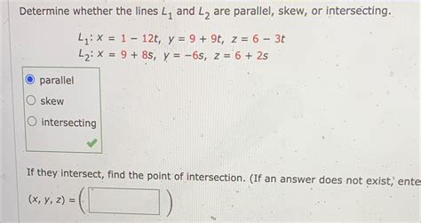 solved determine whether the lines l1 ﻿and l2 ﻿are parallel