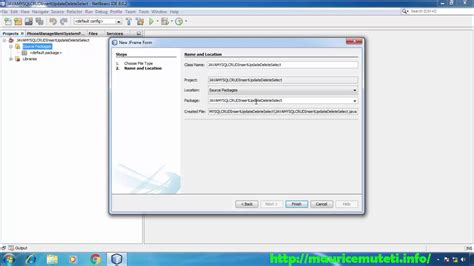 1 JAVA And MySQL CRUD Project GUI How To Create A New JFrame