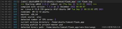 【小沐学python】python实现web服务器（ubuntu下安装flask）ubuntu搭建python网站服务器 Csdn博客