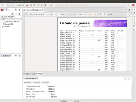 Creando Informes En Java Con JasperReports Desde Jaspersoft Studio