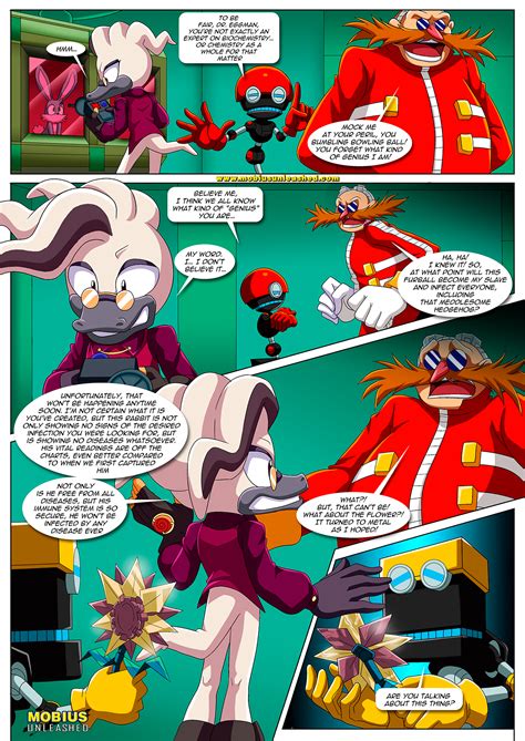 Rule 34 Bbmbbf Comic Comic Page Cubot Doctor Starline Dr Eggman English Text Male Mobius