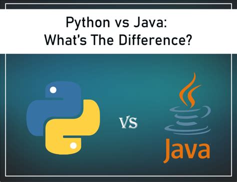 python vs java what s the difference