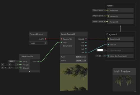 Unity初心者demo Shader Graphで簡単に葉を揺らす方法 cloud config Tech Blog