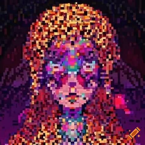 abstract pixel art on craiyon