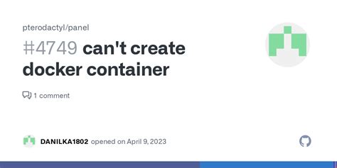 can t create docker container · issue 4749 · pterodactyl panel · github