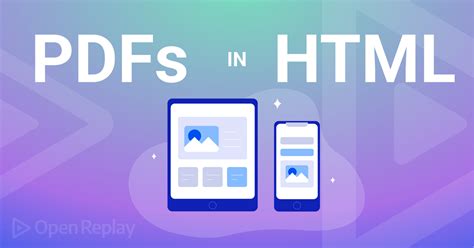 step by step embedding pdfs in html pages