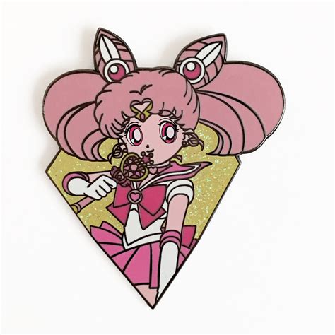 Chibi Usa Sailor Moon Pin ♥ Nickel Plated Hard Enamel 225 In Tall Wscreen Printed Details