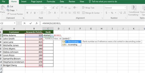 excel rank function what is it and how to use it learn excel now