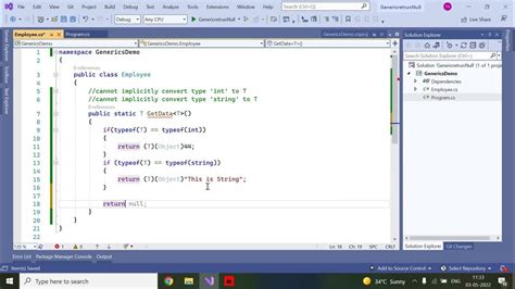 solved cannot implicitly convert type int to t in c youtube