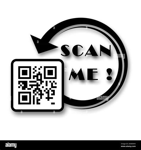 QR Code Scan Me Icon For Payment Text Transfer With Scan Me Button