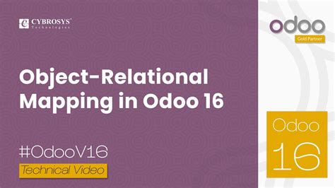 ORM Object Relational Mapping In Odoo 16
