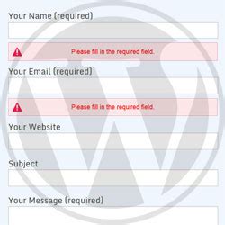 Contact Form 7 How To Add Class To Validation Error Messages