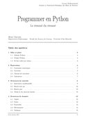 exercice corrigé langage python PDF Cours Exercices Examens