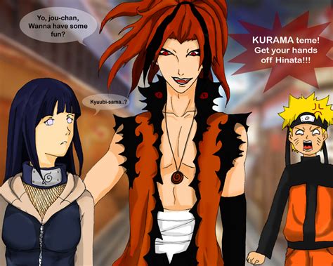 Naruto A Night Out With Kurama By Infinitecity On Deviantart