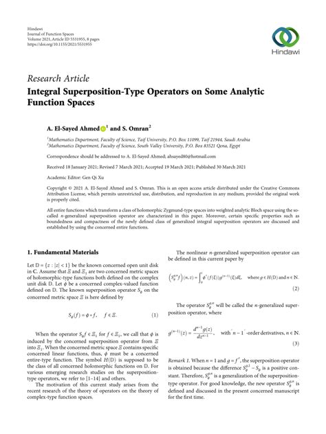 pdf integral superposition type operators on some analytic function spaces