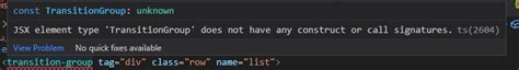 JSX Element Type Does Not Have Any Construct Or Call Signatures Ts 2604