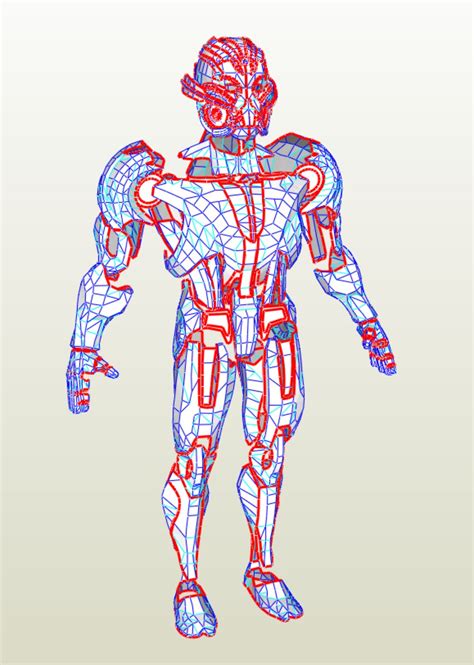Ultronprime Body Armor Pepakura Eva Foam Templates Etsy
