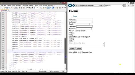 how to create forms in html5 tutorial youtube