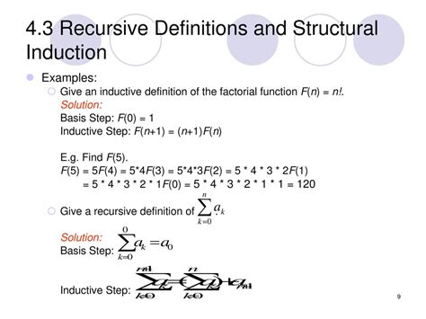 induction and recursion ppt download