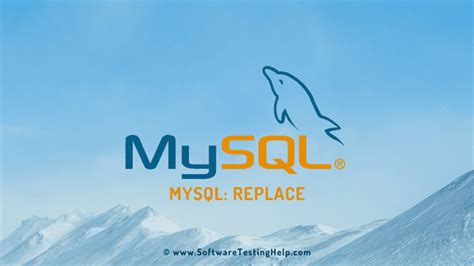mysql replace function and mysql replace into