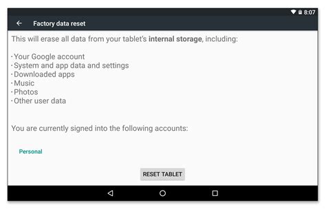 How To Reset An Android Tablet Robots Net