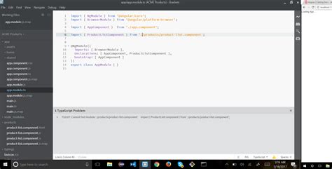 angular typescript cannot find module error itecnote