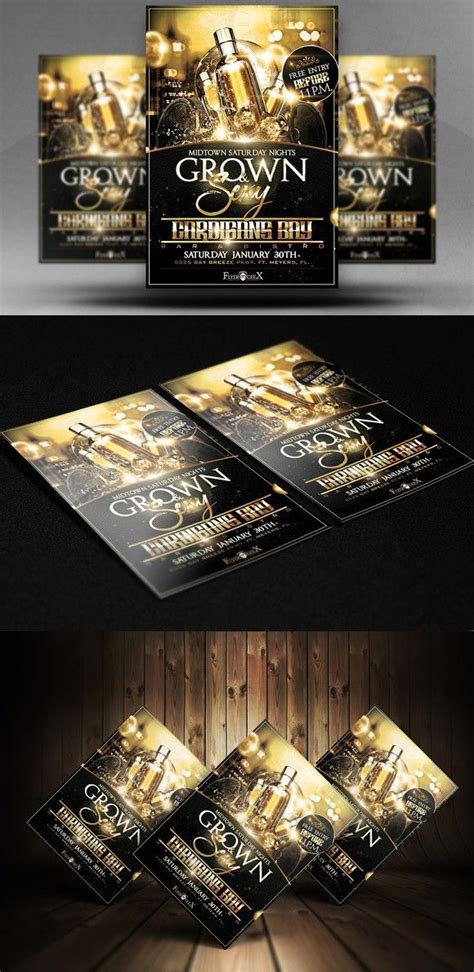 Grown And Sexy Flyer Templates 900 Flyer Template Flyer Creative Flyers