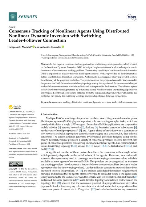pdf consensus tracking of nonlinear agents using distributed nonlinear dynamic inversion with