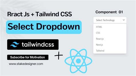 How To Make Dropdown Using Reactjs Tailwind Css Stakedesigner