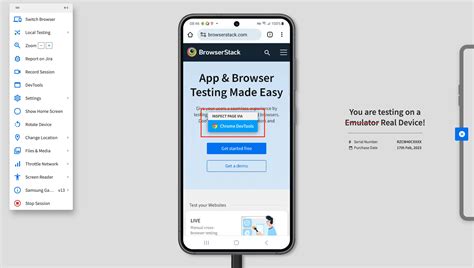 debug your website using devtools on live browserstack documentation
