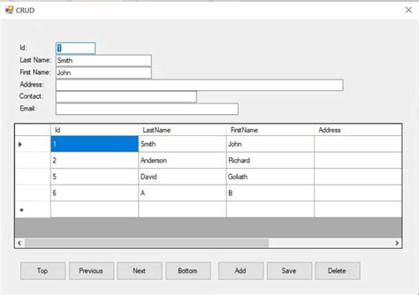 Create Read Update Delete CRUD Using C SourceCodester