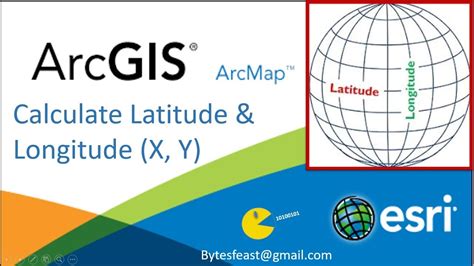 Latitude And Longitude In ArcGIS Add Latitude And Longitude To