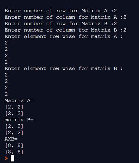 python 3 program to multiply two matrices physics and mathematics matrix programming