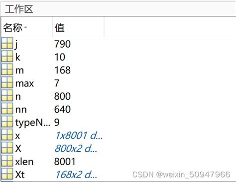 matlab的工作区可以看变量取值 matlab看工作区参数值 csdn博客
