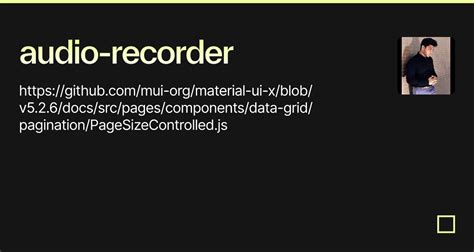 Audio React Recorder Examples CodeSandbox