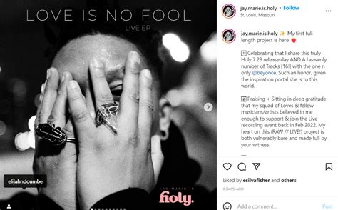 Jay Marie Is Holy Love Is No Fool Live Straight Official Magazine