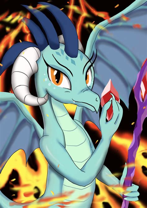 2677786 Safe Artistneoshrek Derpibooru Import Dragon Lord Ember Princess Ember Dragon