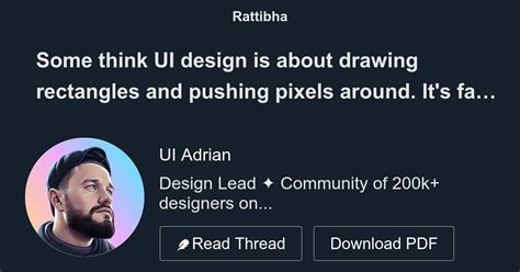 Some Think UI Design Is About Drawing Rectangles And Pushing Pixels