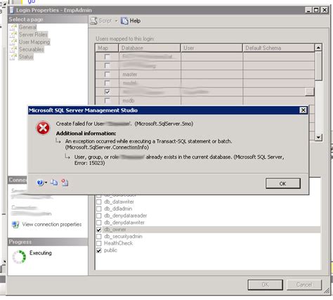 How To Resolve Microsoft SQL Server Error 15023 User Already Exists