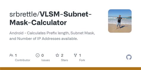 GitHub Srbrettle VLSM Subnet Mask Calculator Android Calculates