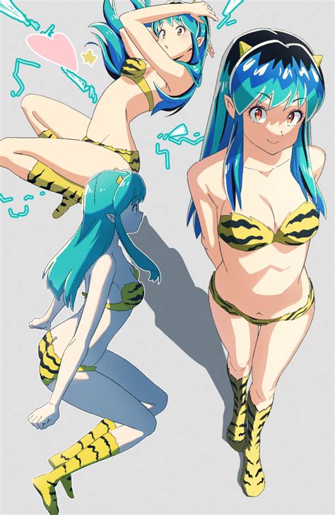 Rule 34 1girls Arms Behind Back Arms Up Bikini Blue Hair Boots Breasts Cleavage Electricity