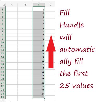 MS Excel Fill Handle Easy Excel Tips Excel Tutorial Free Excel