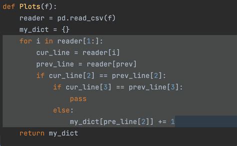 Python 3 X Comparing Columns Of Current Row And Previous Row In The