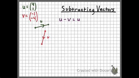 sum or difference of vectors youtube