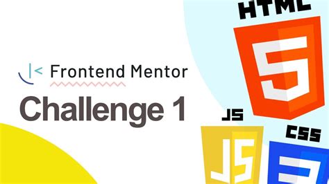 learning html css and js through frontend mentor challenge 1 youtube