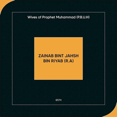 Premium Vector Wives Of Prophet Muhammad Pbuh Zainab Bint Jahsh Bin Riyab Ra Social Media Post