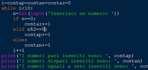 esempi ciclo while in python come usare il while in python