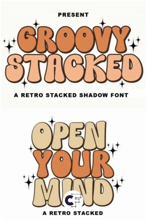 Groovy Stacked Font By IM Studio Creative Fabrica Video Video In