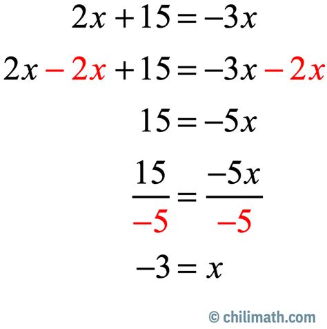 two step equation practice